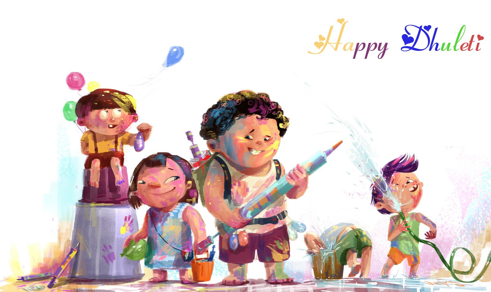 Happy Dhuleti / Holi 2024 HD Wallpaper, Images, Picture for Whatsapp ...