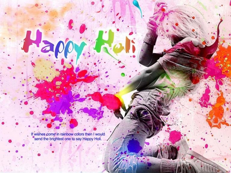 Happy Dhuleti / Holi 2024 HD Wallpaper, Images, Picture for Whatsapp ...