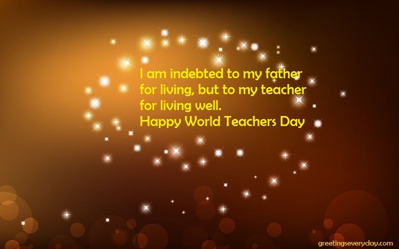 World Teacher’s Day 5th Oct Wishes WhatsApp Status & Facebook Message ...
