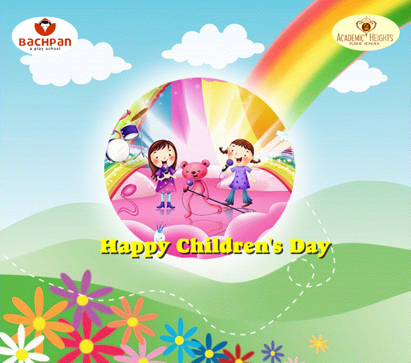 {2023} Children’s Day Animated & 3D GIF, Glitters Image & Picture For ...