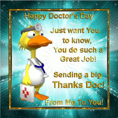 Happy Doctors Day GIF, Animated & 3D Moving Glitters for Whatsapp ...